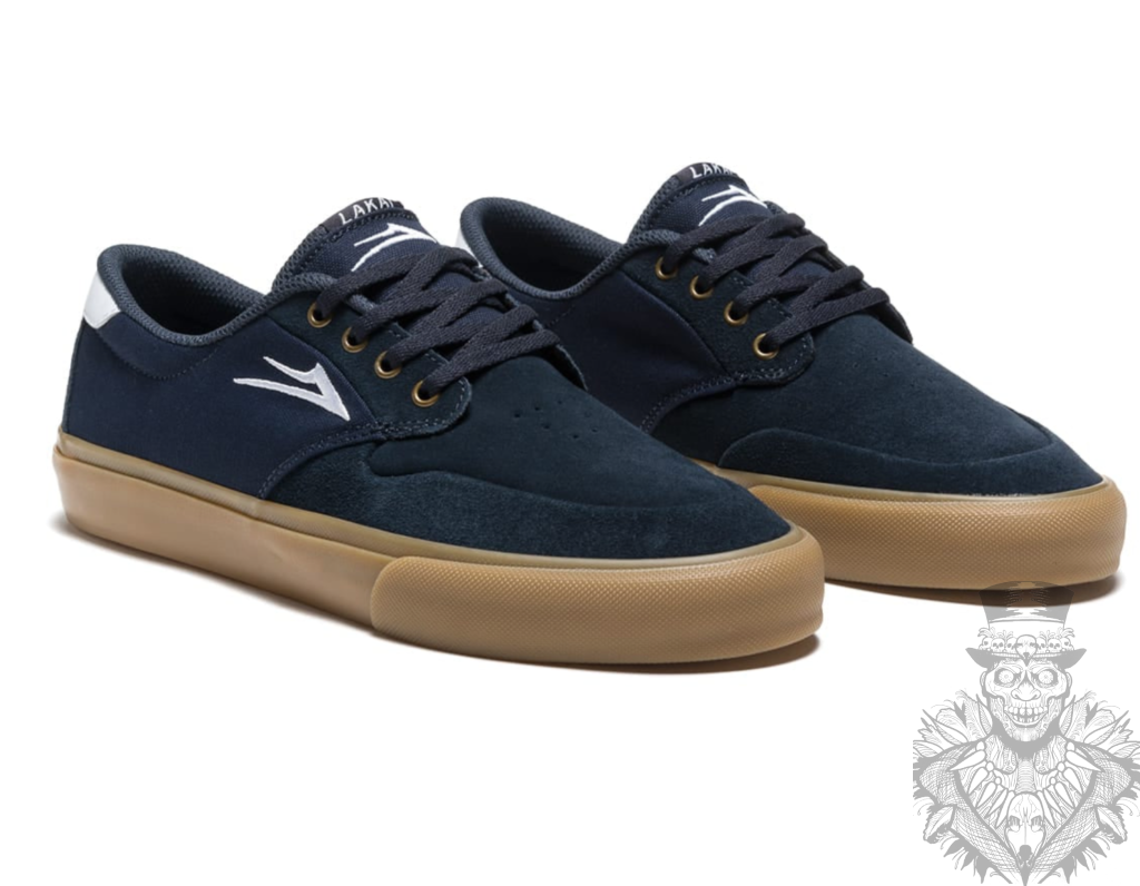Lakai RILEY 3 Navy / Gum Suede Skate shoes - Buy online from the Sk8 or ...